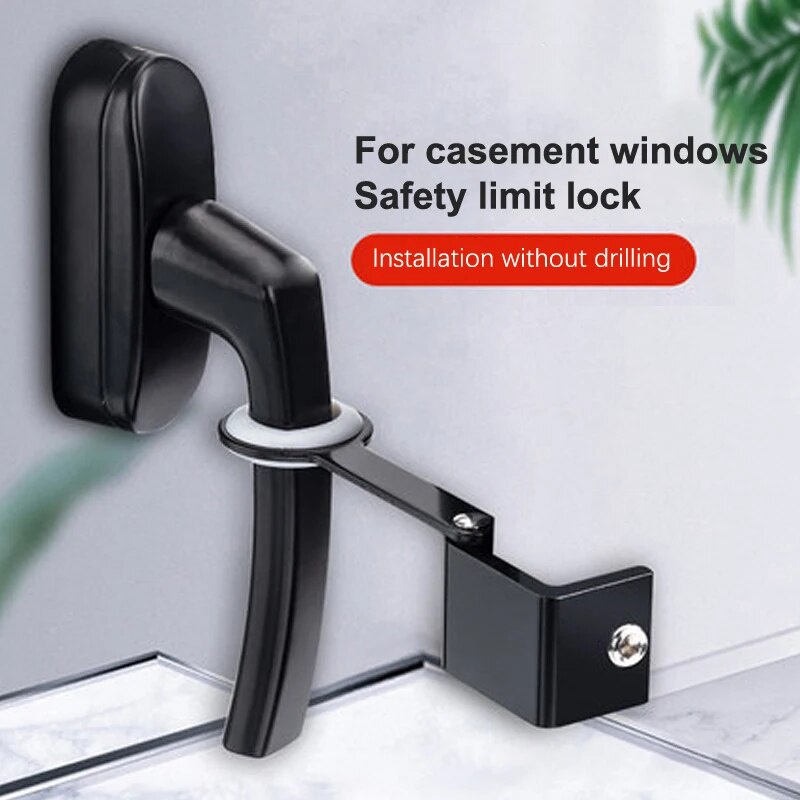 Fixed Window Limiter Latch Position Stopper Casement Wind Brace Home ...