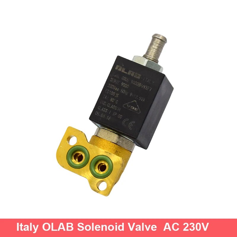 Italy OLAB AC 230V 2-Position 3-Way brass Electric Solenoid Valve ...