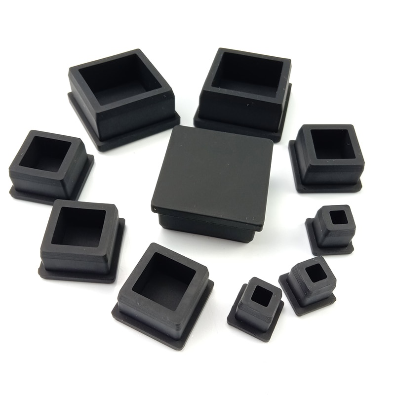 Square Silicone Tube Plugs Steel Pipe Plug Rubber Stopper End Cap ...