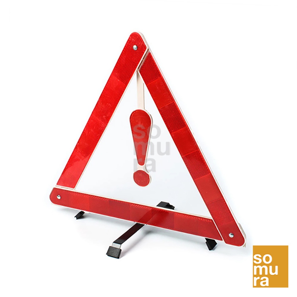 HEAVY DUTY Early Warning Device Triangle Signature Car Safety Emergency ...