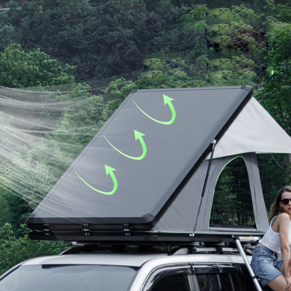 Aluminum Custom Hard Shell Car Roof Top Tent Outdoor Folding Camping ...