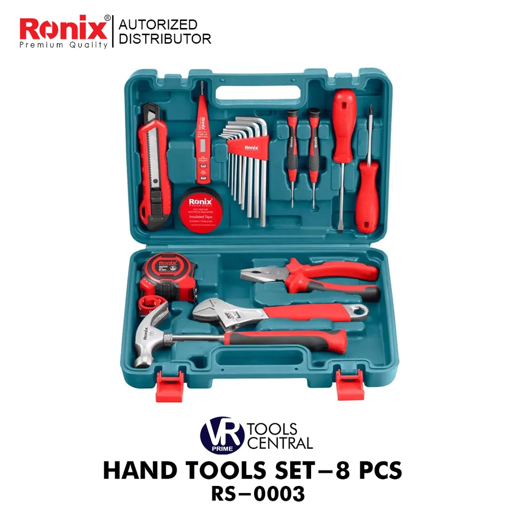 Ronix ® by VR Prime - Hand Tools Set - 12 PCS - (RS-0003) | Shopee ...