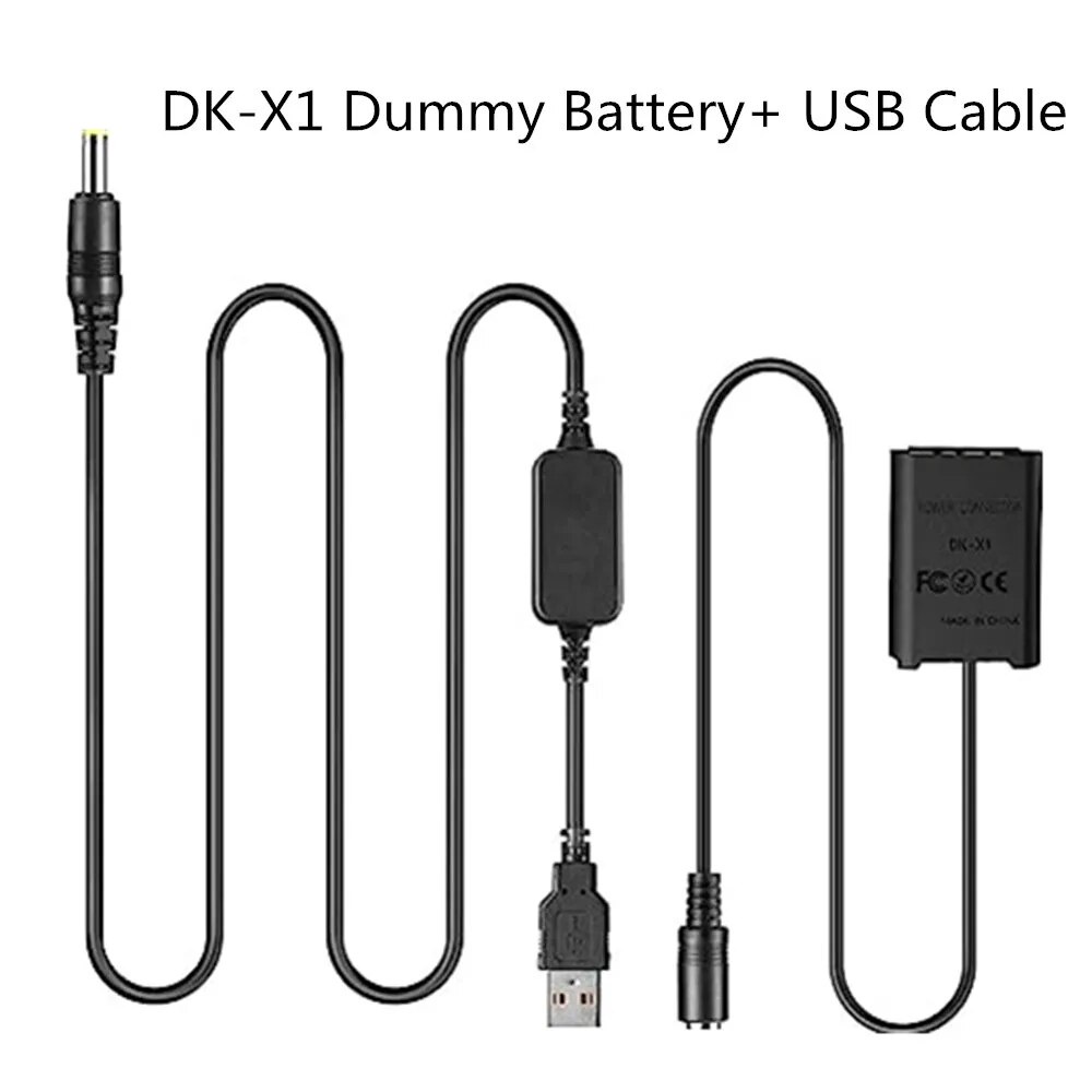 USB Cable AC-LS5 Drop Voltage Cable 5V-4.2V Camera Adapter + DK-X1 DC ...
