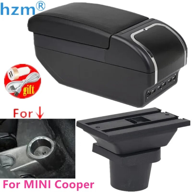 Armrest Box For MINI Cooper R50 R52 R53 R56 R57 R58 F55 F56 F57 ...