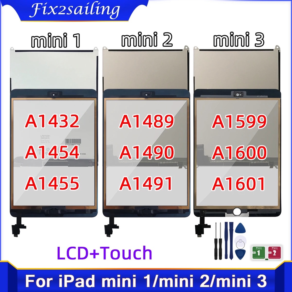LCD With Touch Screen Display Tested For iPad Mini1 Mini2 Mini3 A1432 ...
