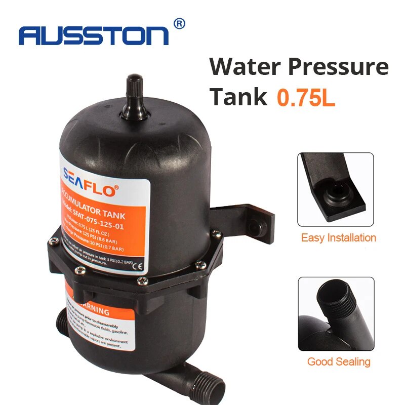 Drill Pump Pressure Accuulator Tank 0.75 Liter 125 Psi Pressurized ...