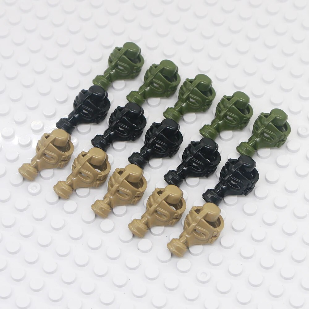 62Y Creative Military Gas Mask MOC Bricks Army Soldier Figure ...