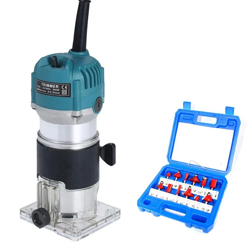 Woodworking Electric Trimmer 800W Wood Router Machines Tool Electric ...