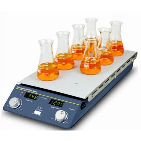 CHINCAN SP200-2T Digital Laboratory 8 point Multi position Hot Plate ...