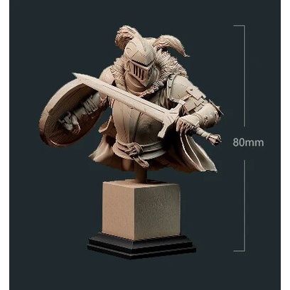 27m 1/18 80mm Resin Model Hunter Warrior Bust Figure Unpainted ...