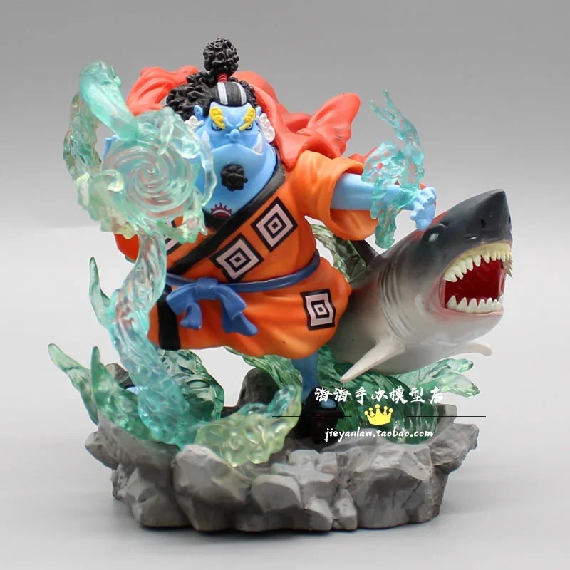 -Anime One Piece Figure Jimbei Oka Shichibukai Luffy Rioronoa Zoro 15cm ...