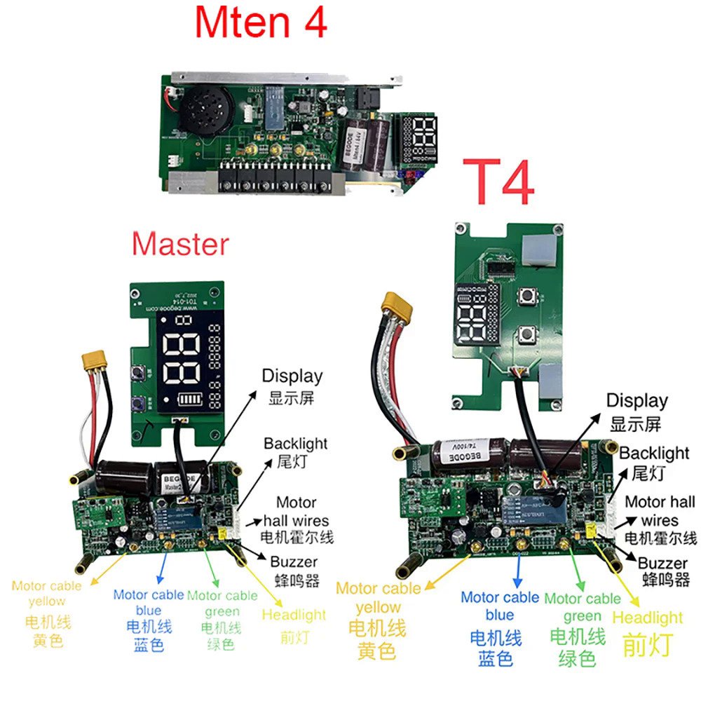 Begode Mten4 Tesla 4 control board electric unicycle Mten 4 Main board ...