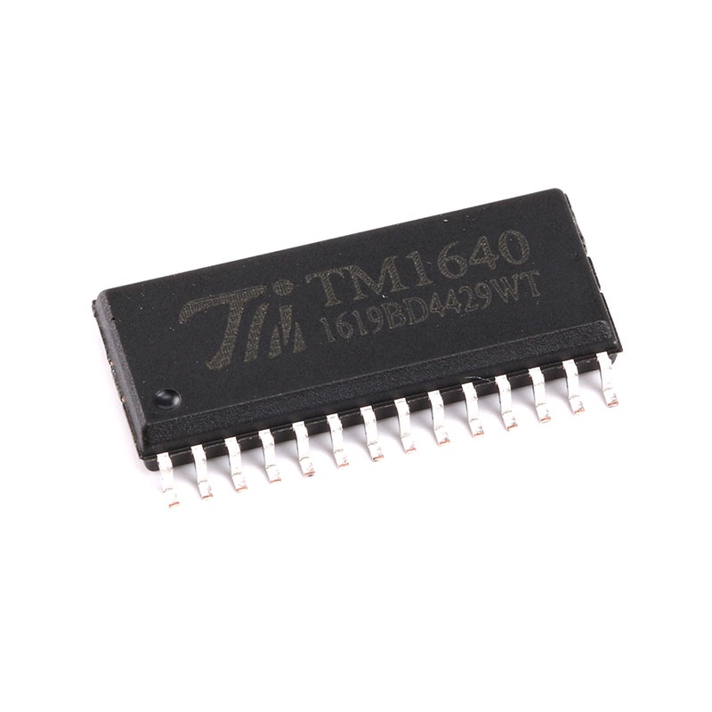 New Original Control Ic Chip Led Digital Tube Display Driver Ic 8 Segments 16 Bit Sop 28 Tm1640 