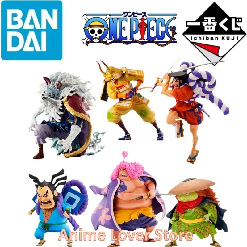 Bandai Original One Piece Ichiban Kuji Nine Red Scabbards Kikunojo Raizo Inuarashi Kawamatsu ...