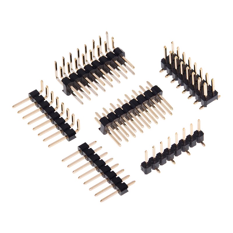 TAIHUA 2.54mm pitch double rows pin header 2*9pin 2*40pin smt pin header connector | Shopee ...