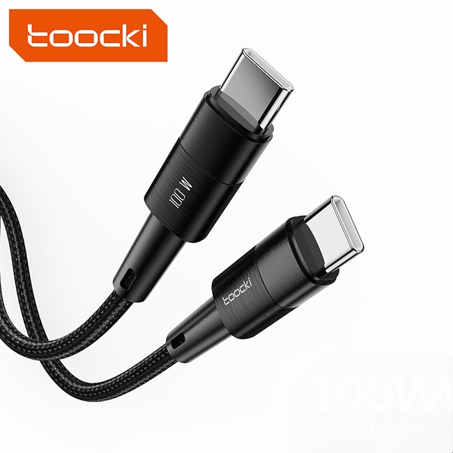 Toocki New pd 100w cable 5a date transfer type-c usb 5a fast charging ...