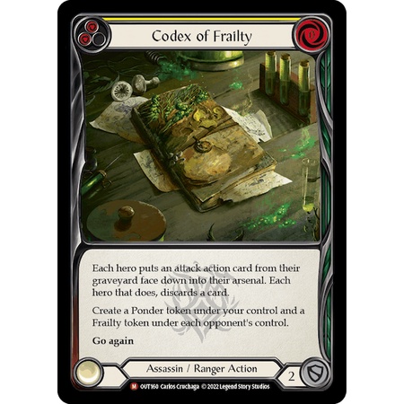 Codex of Frailty (CASUAL/PLAYTEST ONLY, REQUEST AVAILABLE) | Shopee ...