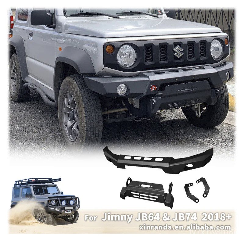 Jimny jb74 accessories front Bumper For Suzuki Jimny jb64 jb74 2018 2019 2020 2021 2022 2023 ...