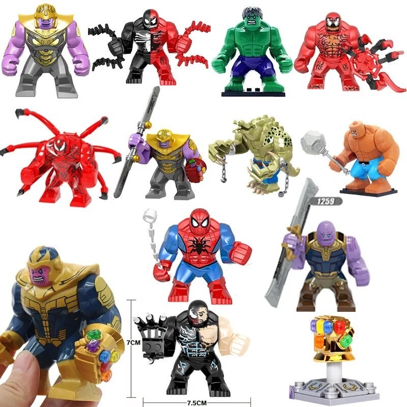 Marvel Avengers Alliance Adult Building Blocks: Green Giant Destroys ...