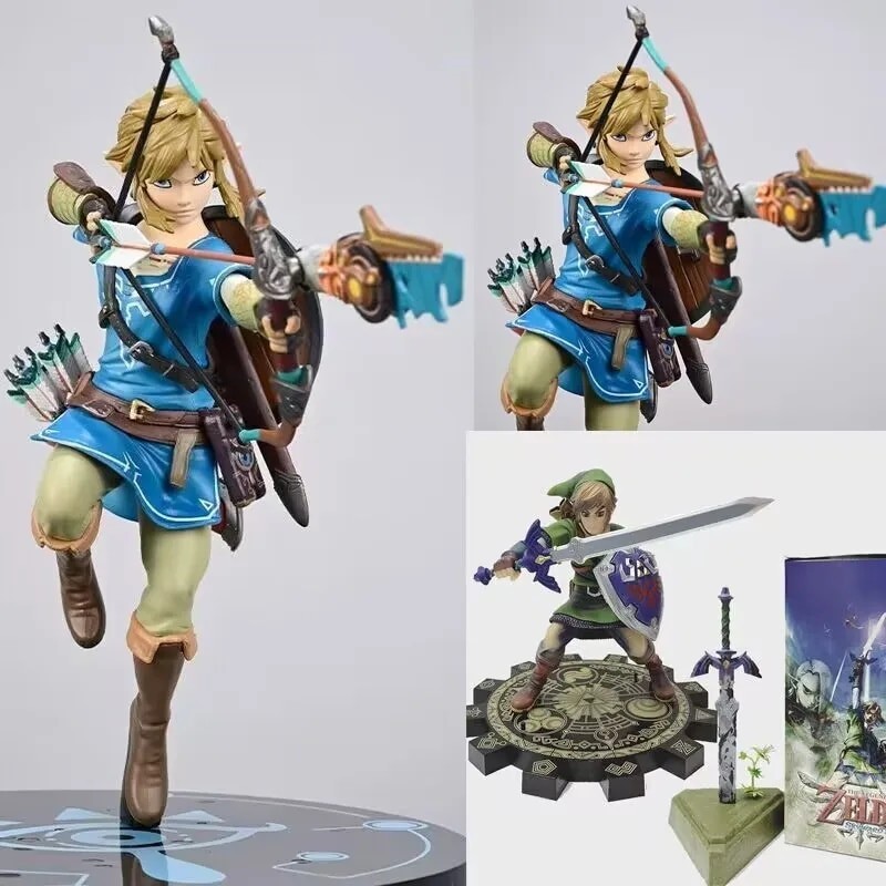 Anime Legend of Zelda Figure Figma 153 Sky Sword Breath of the Wild 413 ...
