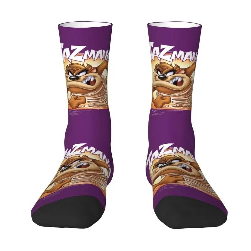 337 Fun Printing Taz Mania Tasmanian Devil Socks for Men Women Stretch ...