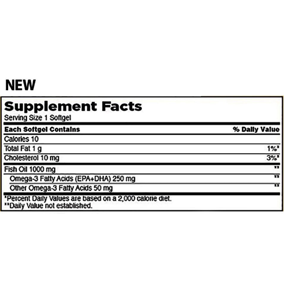 COD From Oil Kirkland Imported Fish 400 Costco Signature 1000mg ...