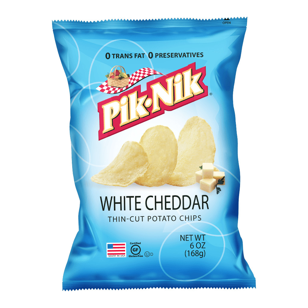 Pik-Nik White Cheddar Thin-Cut Potato Chips 170g | Shopee Philippines