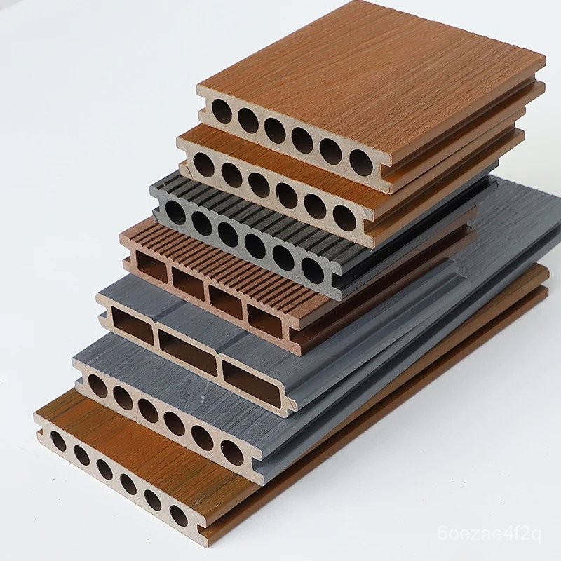 Villa exterior wall decorative panels 3D embossed wood-plastic ...