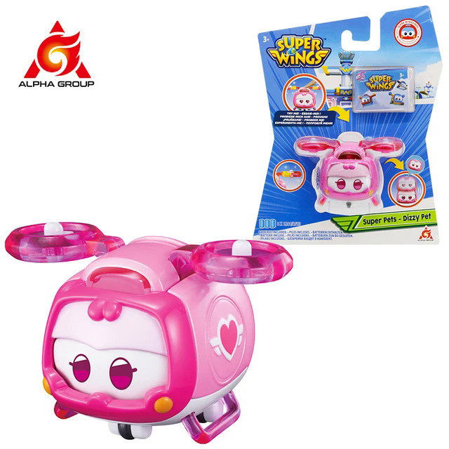LFDN Super Wings Super Pets -Ellie Pet Push Button for Change ...