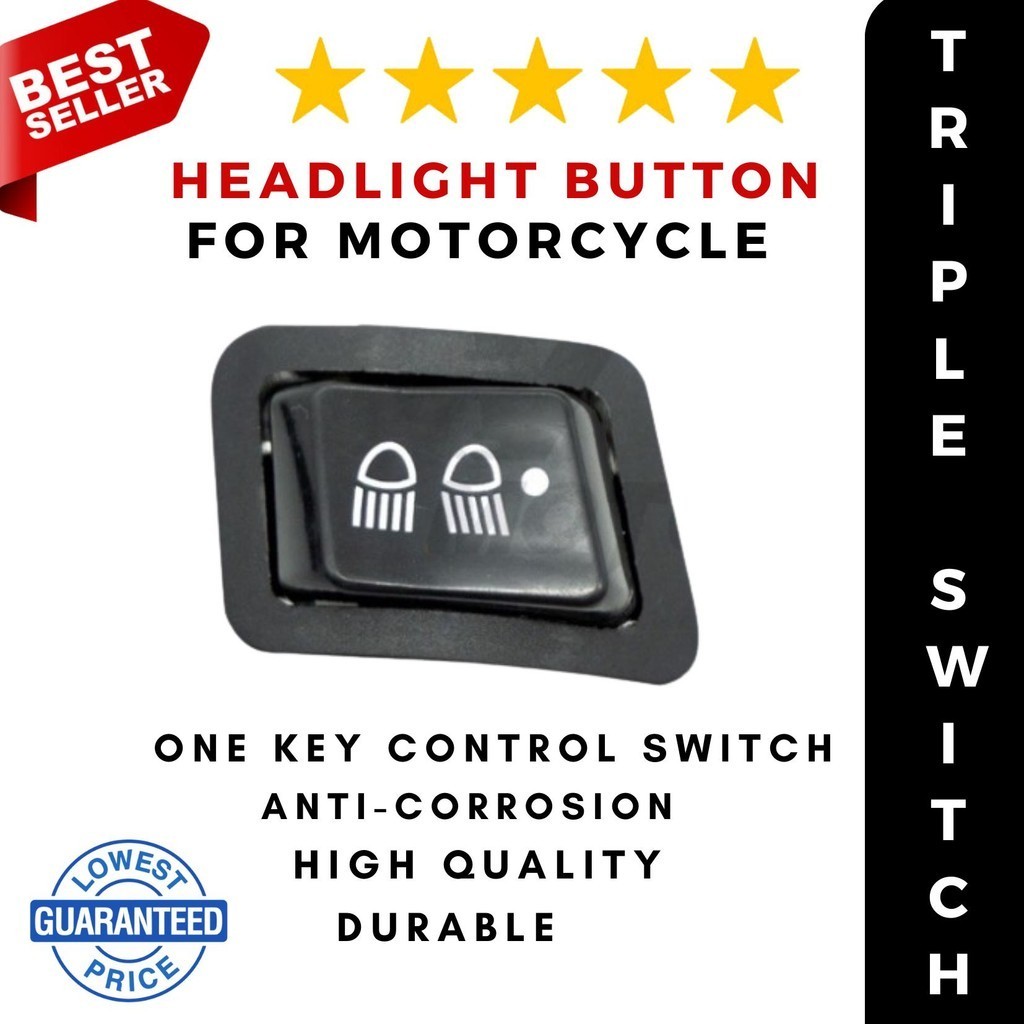 ORIGINAL tri-switch for HONDA DASH (SMALL SIZE) WITH LED HEADLIGHT ...