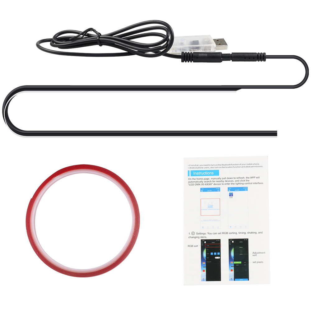 PEL RGB ambient light USB plug and play App remote control 110cm ...