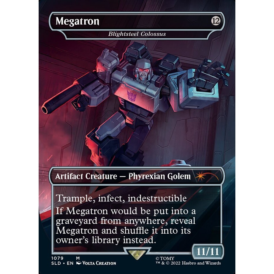 MTG Proxy Card - Blightsteel Colossus (Megatron) | Secret Lair Drop ...