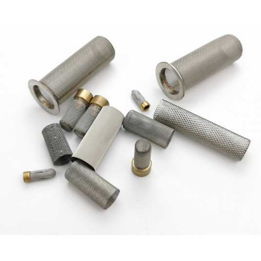 304 316 316L Stainless Steel Mesh Screen Filter Perforated Pipe / Tube ...