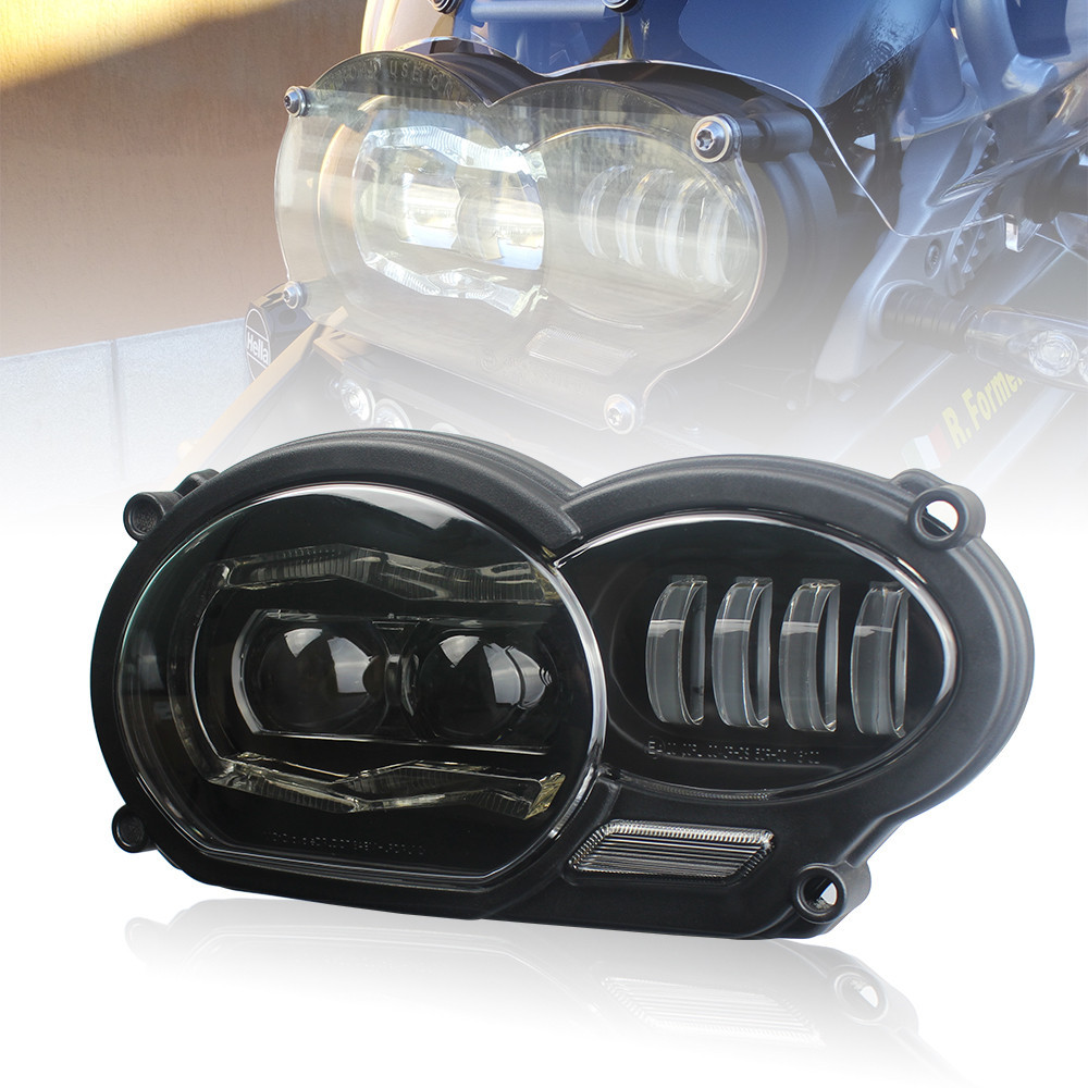 Motorcycle R1200GS Led Headlight With Hi low Beam White DRL Project ...