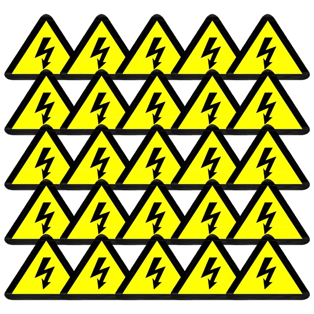 Adhesive Logo Stickers Electric Decal Warning Electrical Panel Label ...