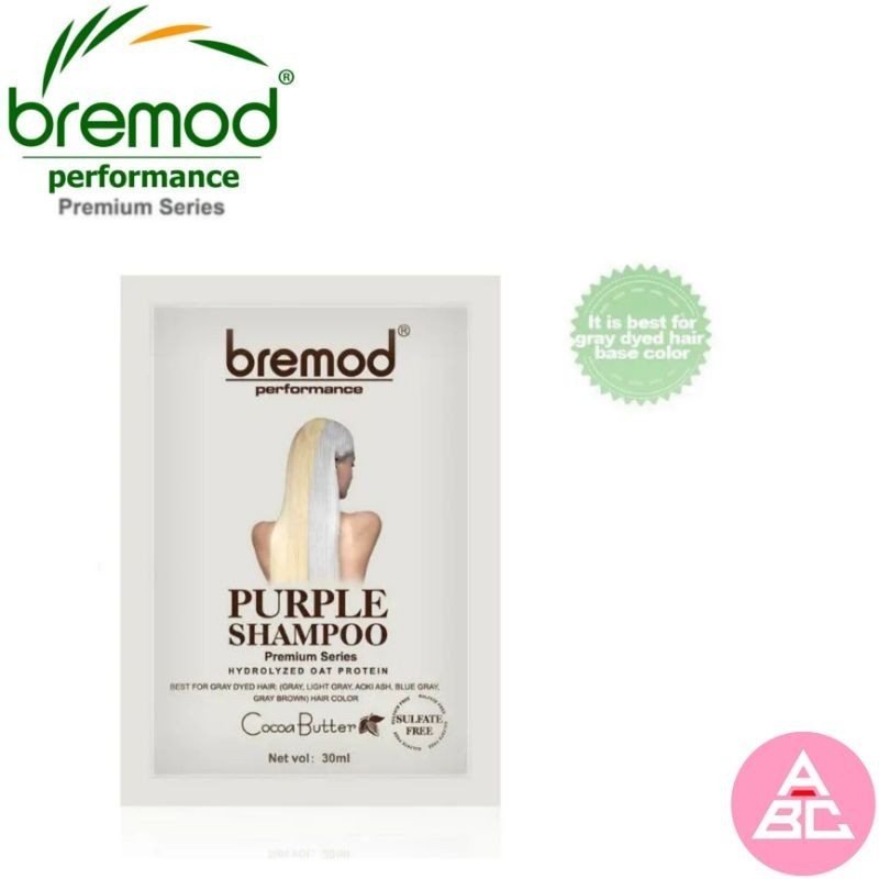 Bremod Premium Purple Shampoo Lock & Stable Hair Color for Blonde ...