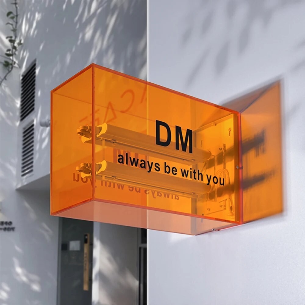 웃Custom Led Acrylic Sign Light Box Outdoor Business Signage Light Box ...