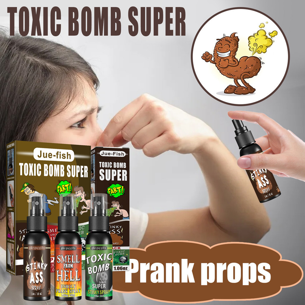 Fart Spray Stinky Prank Liquid Terrible Smell Spray Extra Strong Stink ...