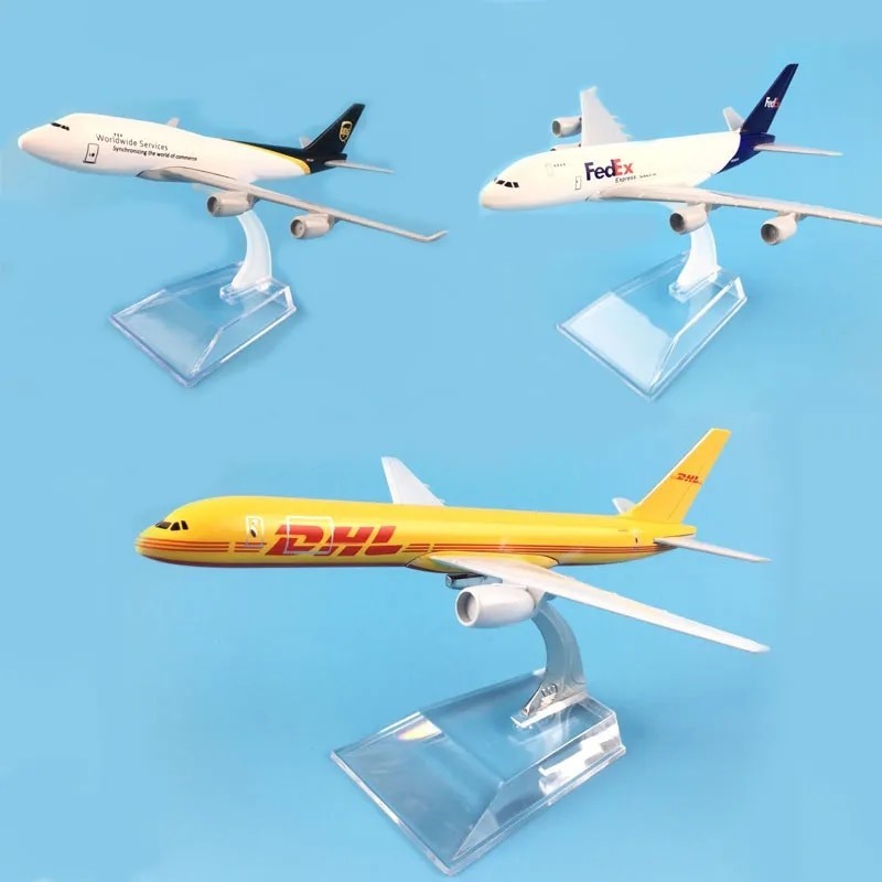 16cm Airplane Model DHL Boeing B757 UPS Boeing B747 FEDEX EXPRESS ...