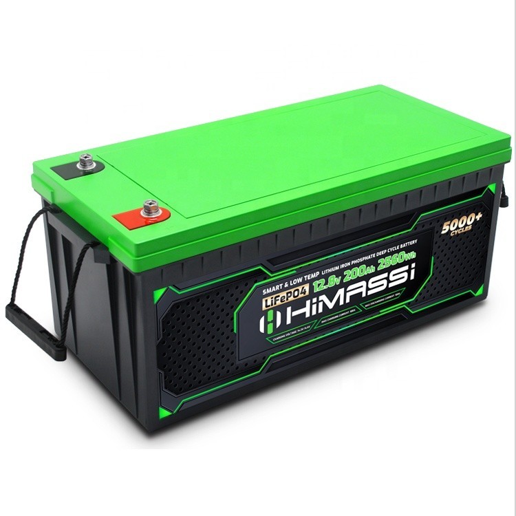12V Lithium Ion Batteries Solar Battery 2560wh Lifepo4 12.8v 200ah ...