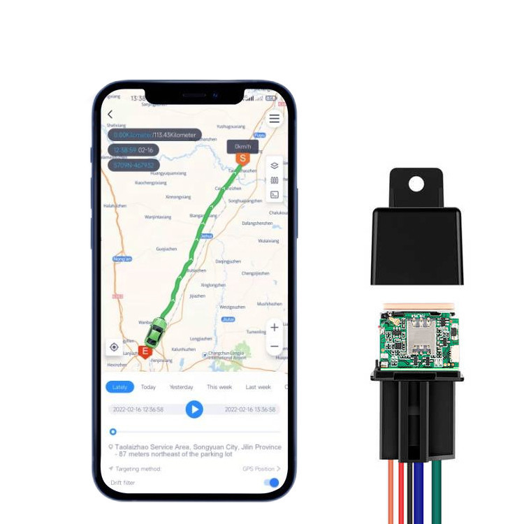 Lifetime Free App Acc Detection MV730 Relay Tracker Gps Locator Remote ...