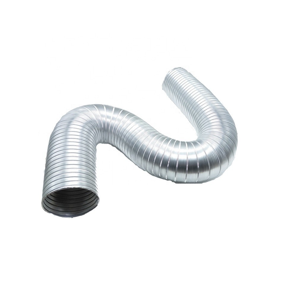 Semi-rigid Aluminum Flexible Air Duct Air Conditioning hvac Duct ...