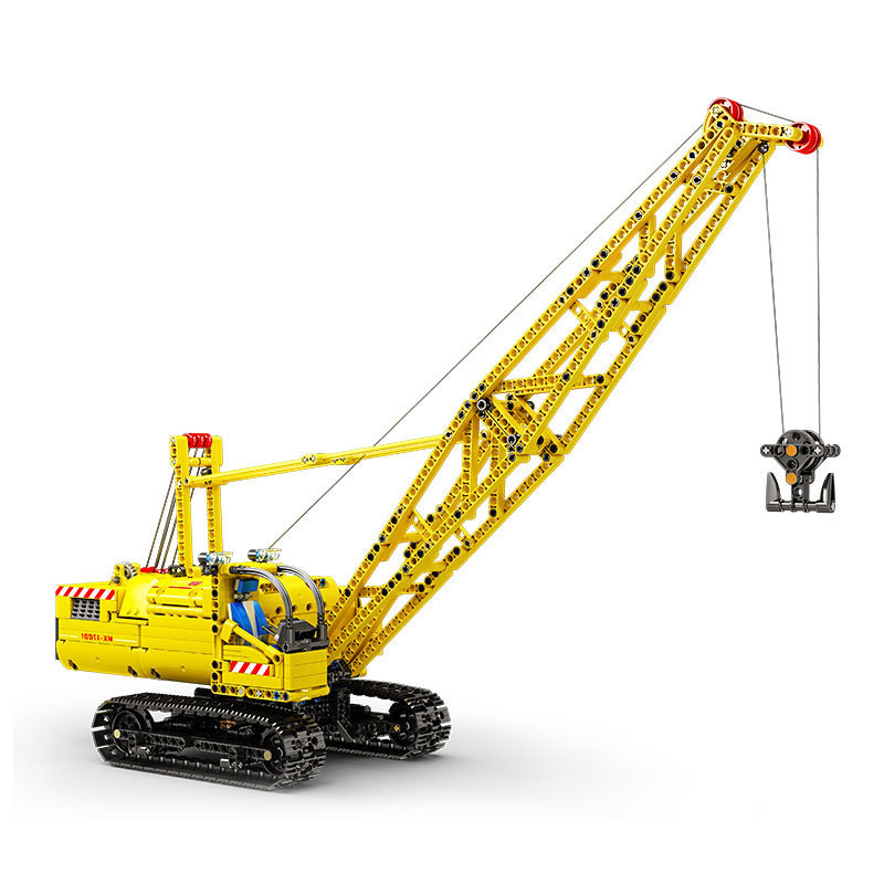Mould King 17001 High-Tech Car APP RC Motorized Crawler Crane Set ...