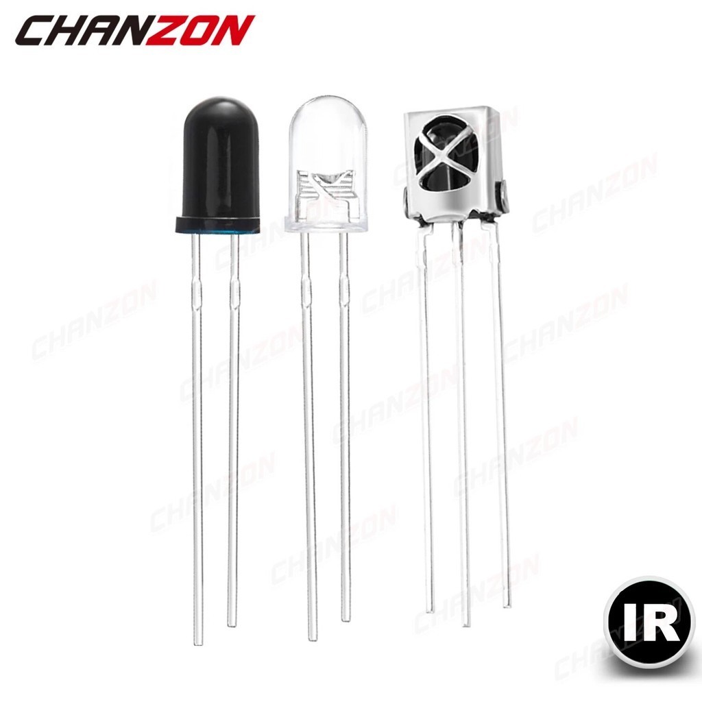 5mm 940nm VS1838B IR LED Emitting Diode Kit Transmitter Receiver ...
