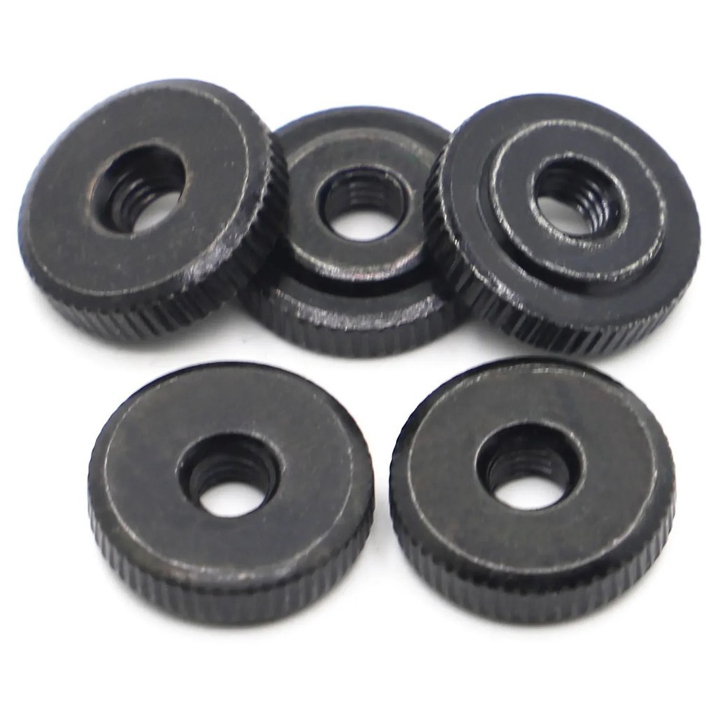 M3 M4 M5 M6 M8 M10 Black Zinc Carbon Steel Small Step Hand Tighten Nut ...