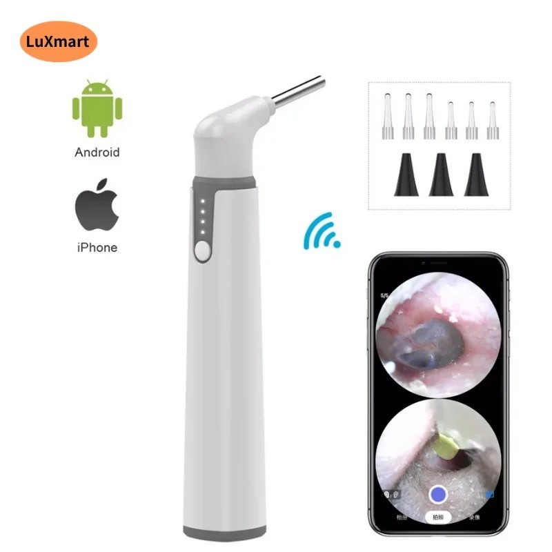 1PC 2 PCS 3.9mm WIFI Ear Otoscope 2MP Inspection Camera Digital ...