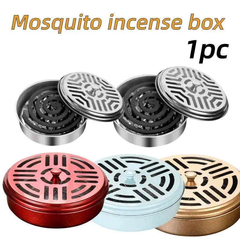 Mosquito Coil Holder Box With Cover Ash Tray Mosquito Coil Tray Hotel ...