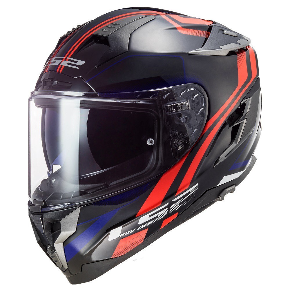 LS2 Motorcycle Full Face Helmet FF327 Challenger Propeller Graphics ...