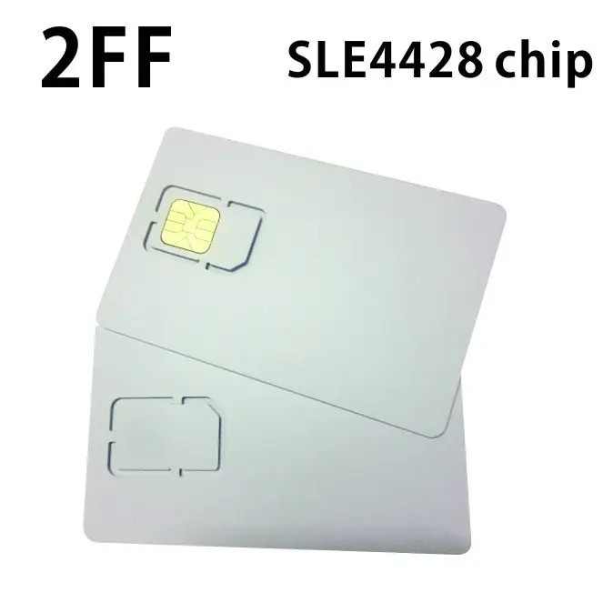 Contact ISO 7816 SLE4428 blank Smart PVC Card 2FF SIM Punching Method ...