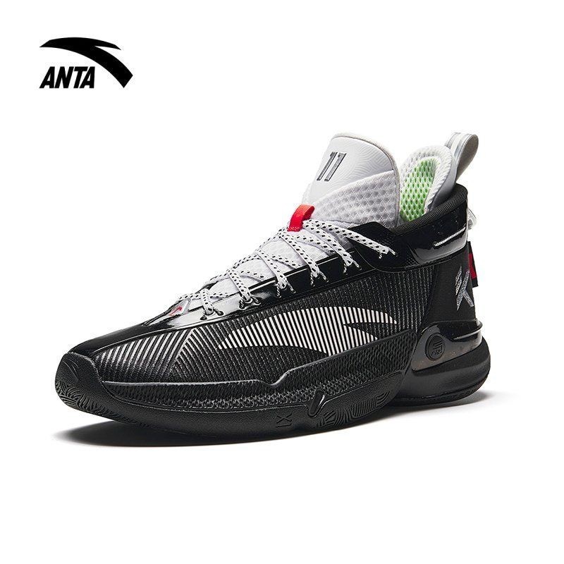 ANTA Men Klay Thompson KT9 NITROEDGE Basketball Shoes in Black / White ...